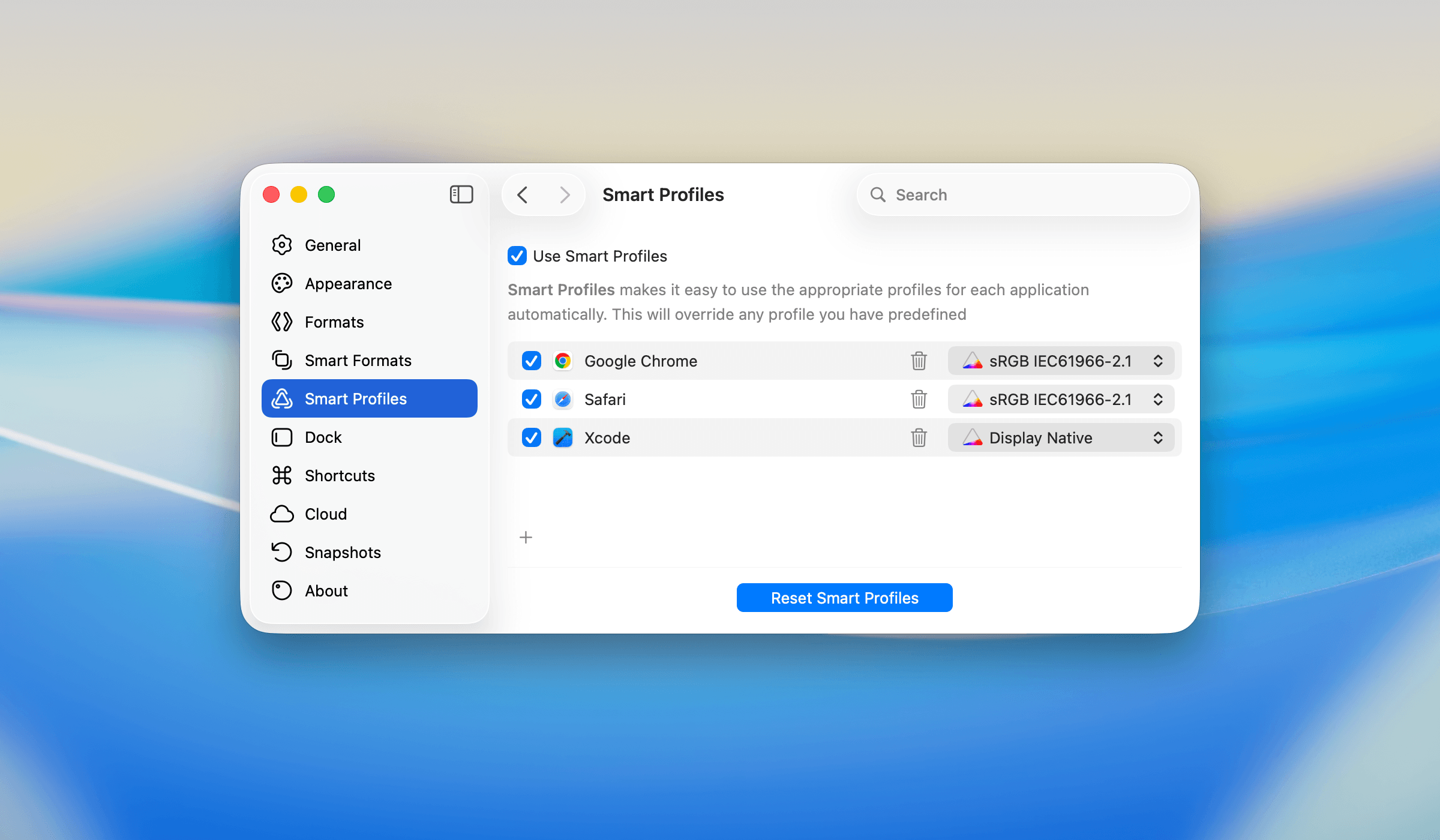 Smart Profiles - Sip